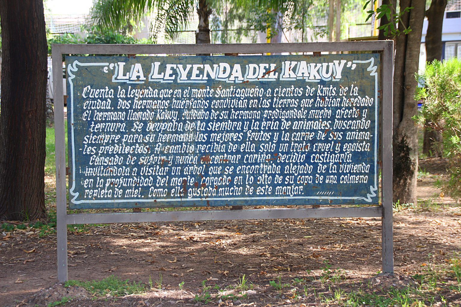 ¿CONOCES LA ESTATUA DEL KAKUY UBICADA EN EL PARQUE AGUIRRE? – Turismo